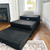 Midnight Black LeoMat™ – Modular Foam Play Sofa for Kids